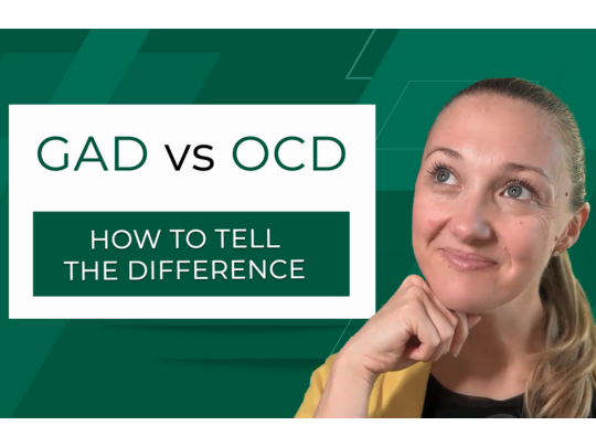 GAD vs OCD (and How to Tell the Difference) | Ep. 357 - Therapy ...